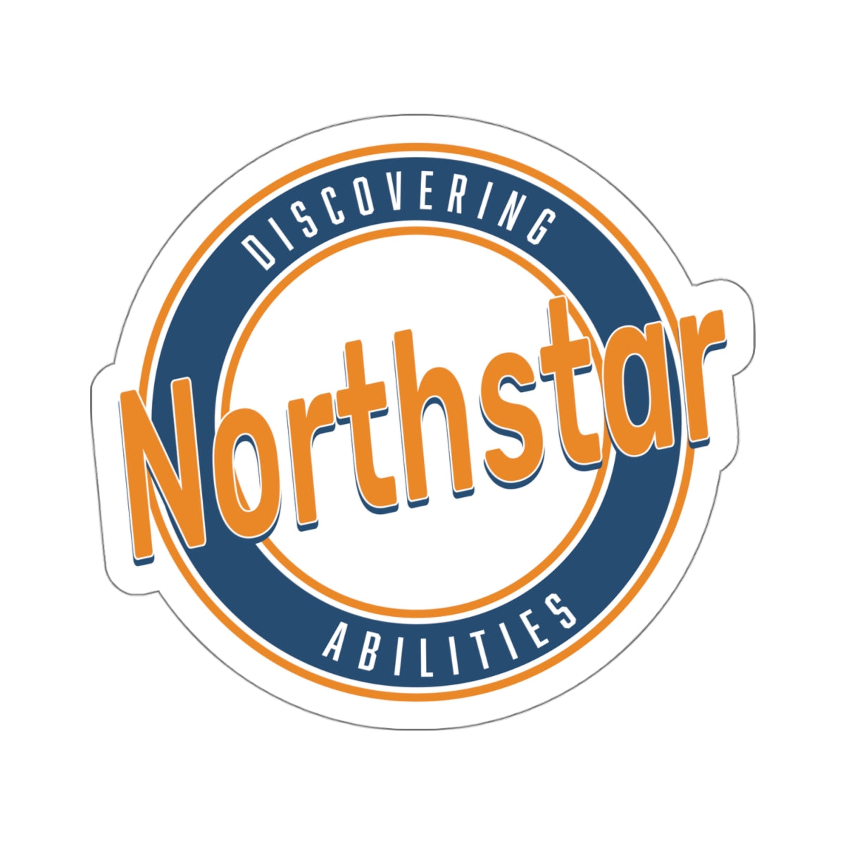 The Northstar Circle | Sticker – Scarlet & Gold