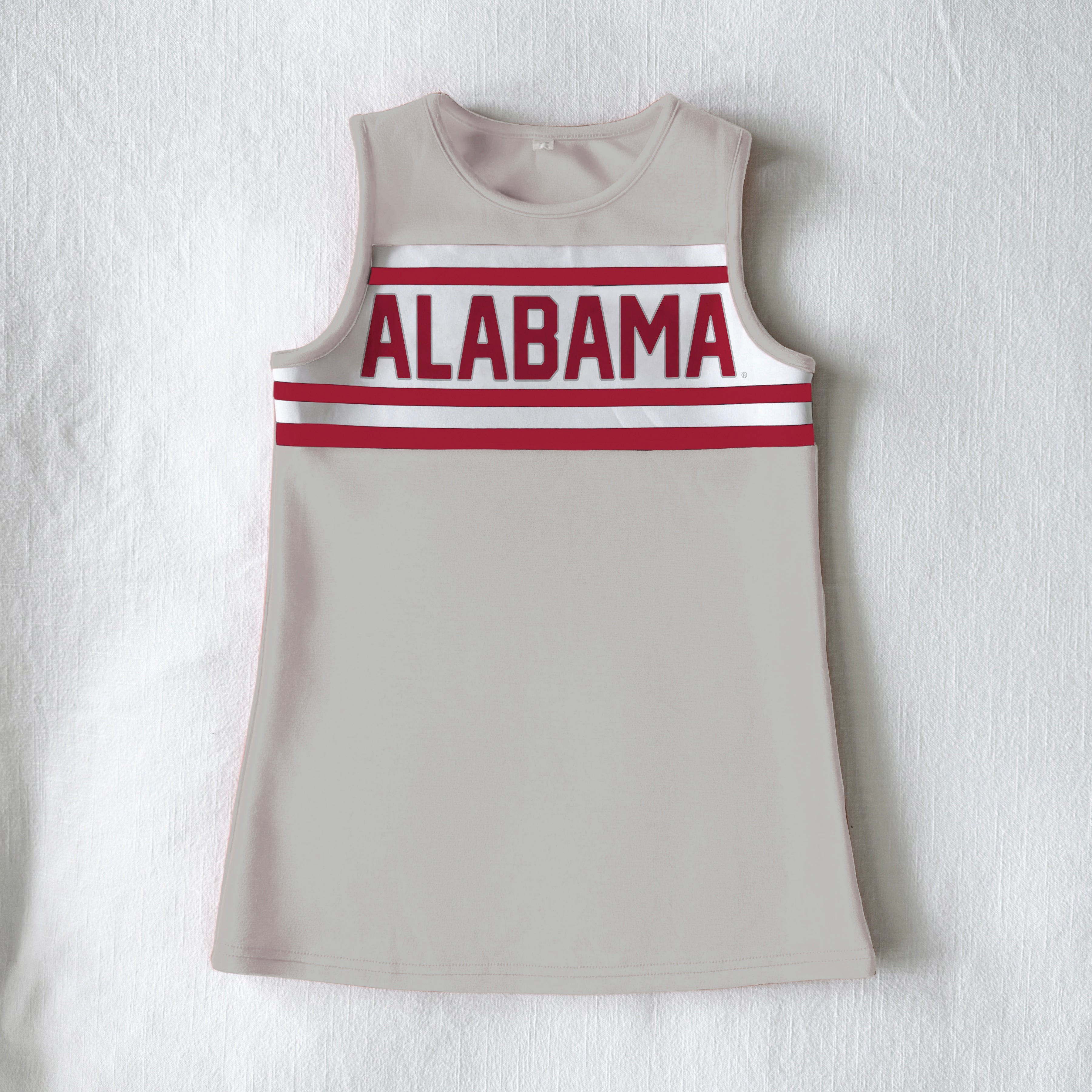 The University of Alabama | Light Grey Classic Cheer Dress – Scarlet & Gold
