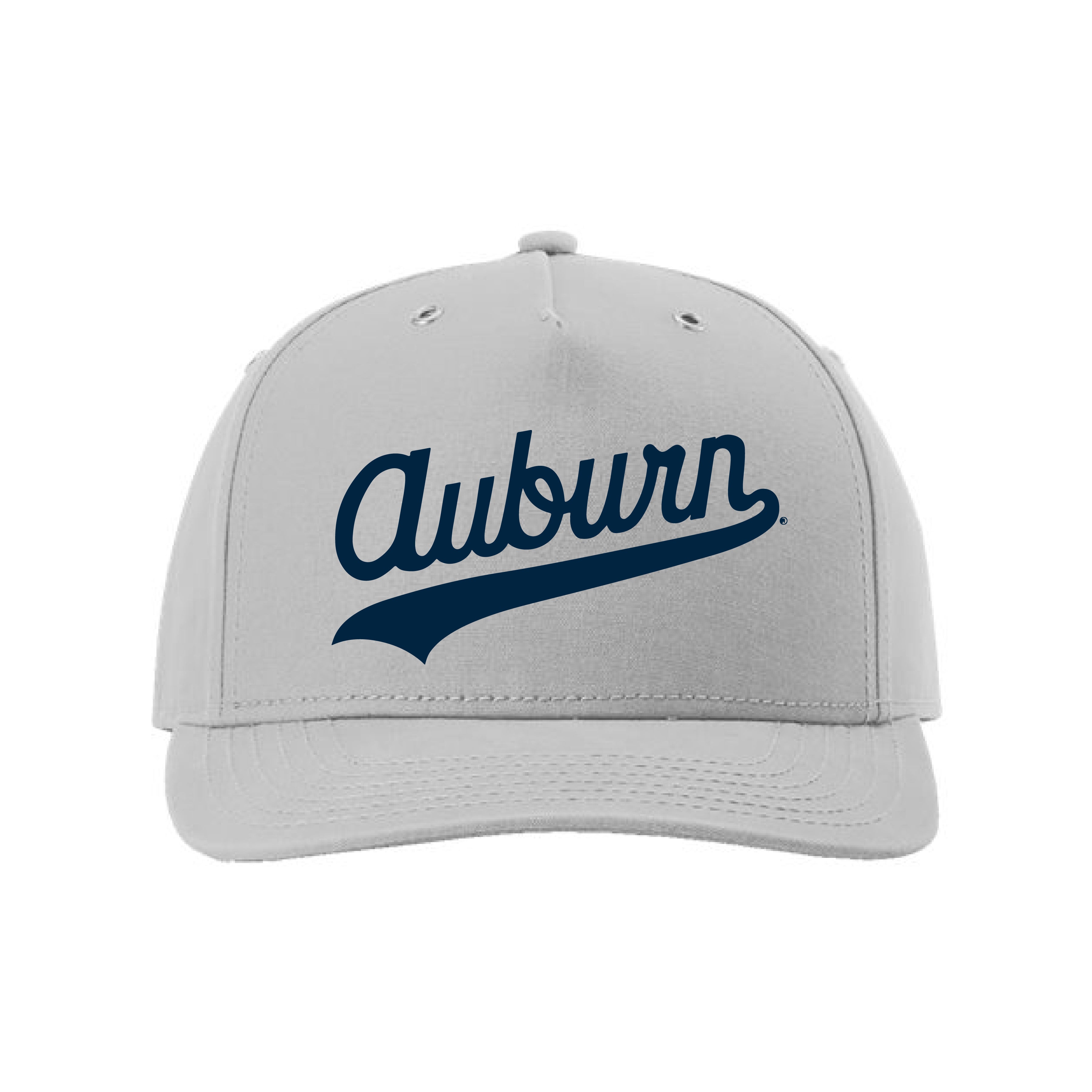 The Auburn Script Logo Hat | Embroidered Grey Richardson Cap – Scarlet ...