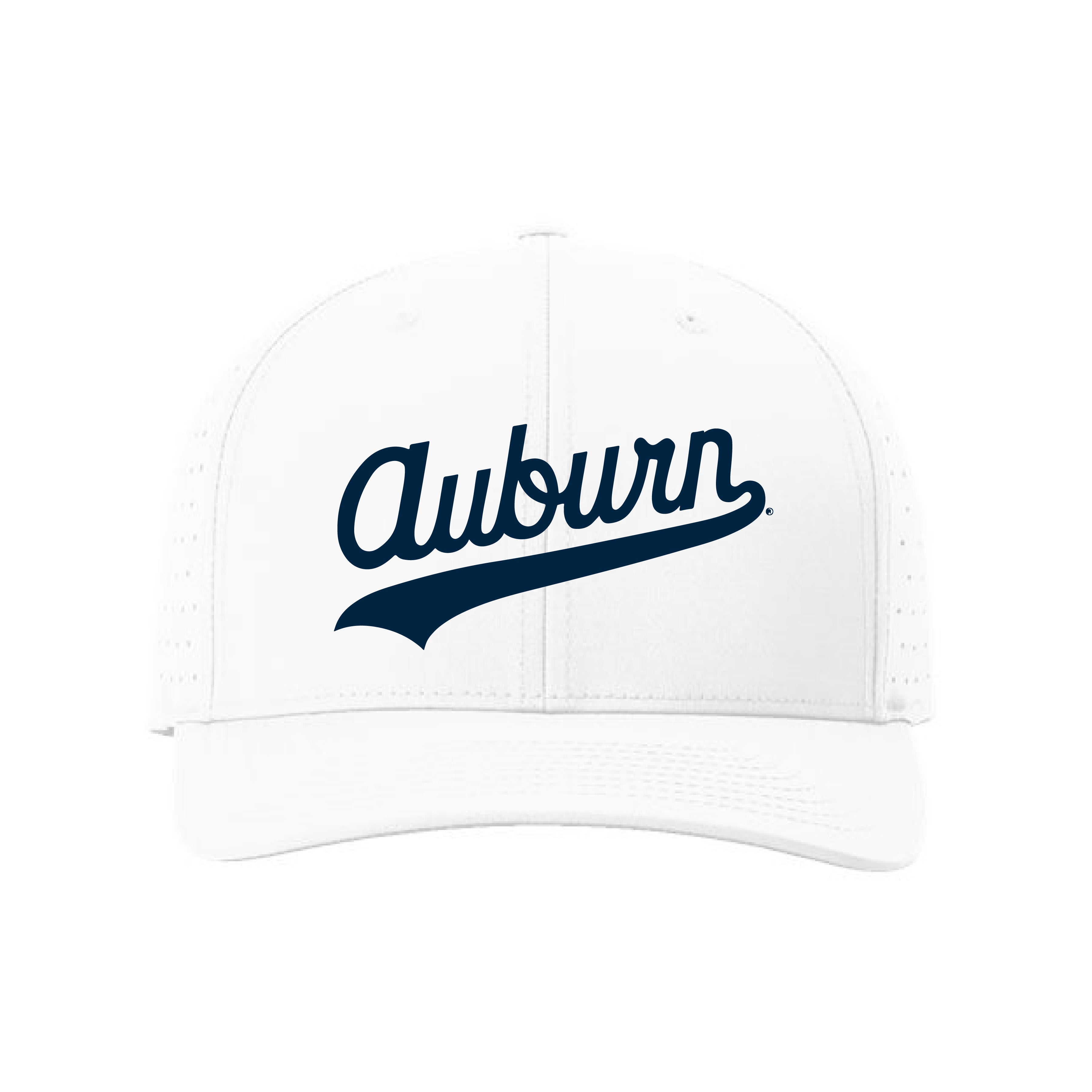 The Auburn Script Logo Hat | Embroidered White Cap – Scarlet & Gold