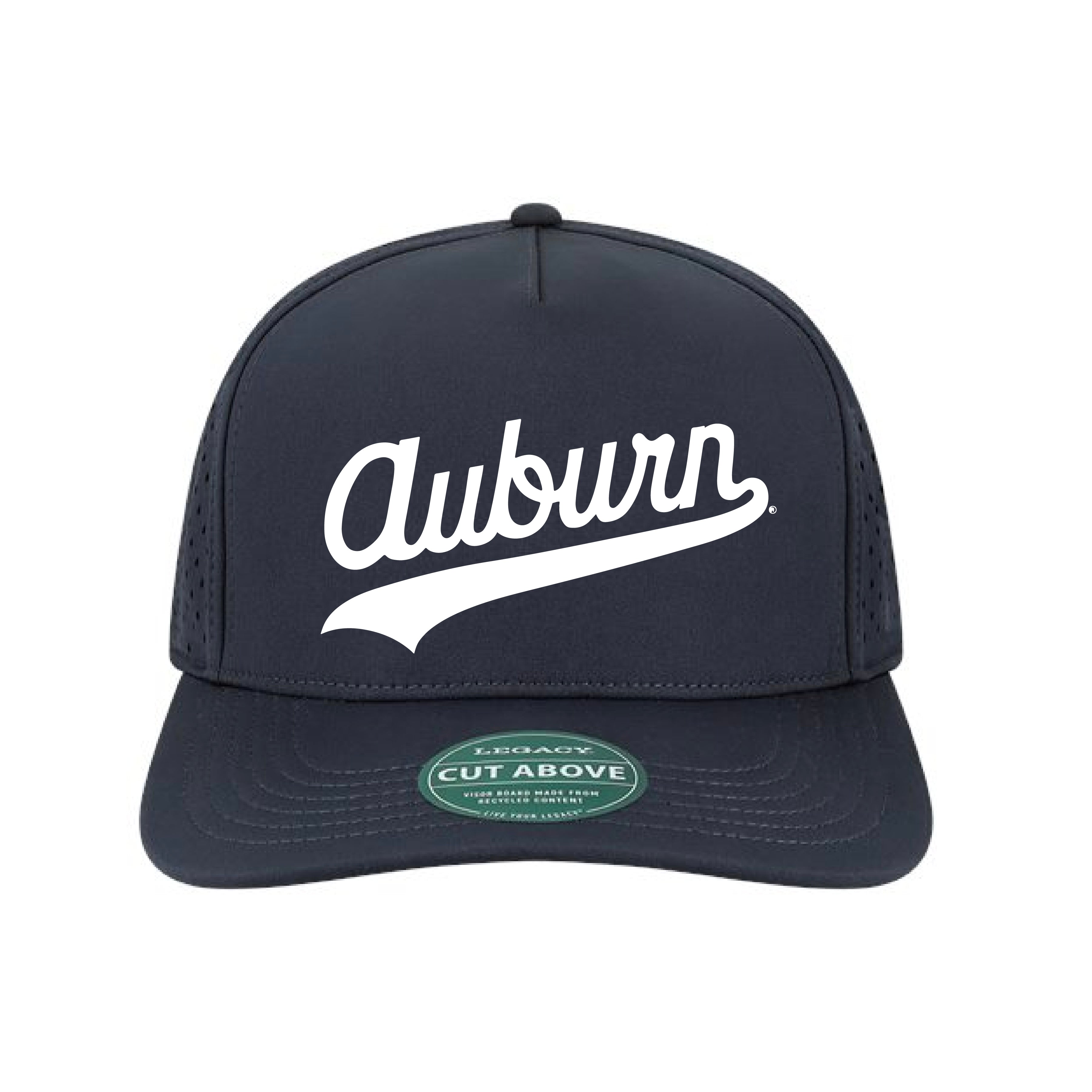 The Auburn Script Logo Hat | Embroidered Navy Cap – Scarlet & Gold