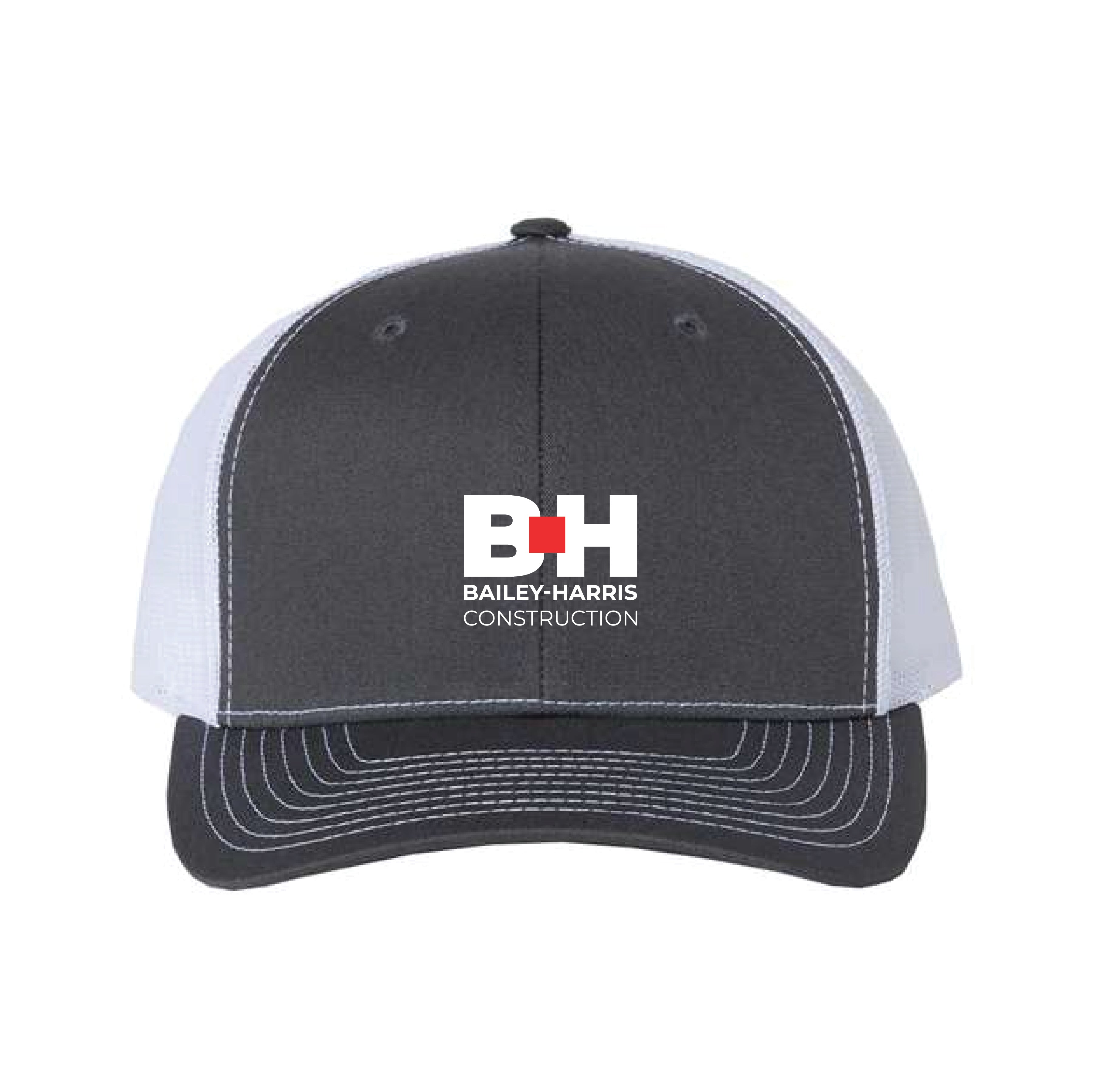 The Full Logo | Embroidered Charcoal/ White Richardson Cap – Scarlet & Gold