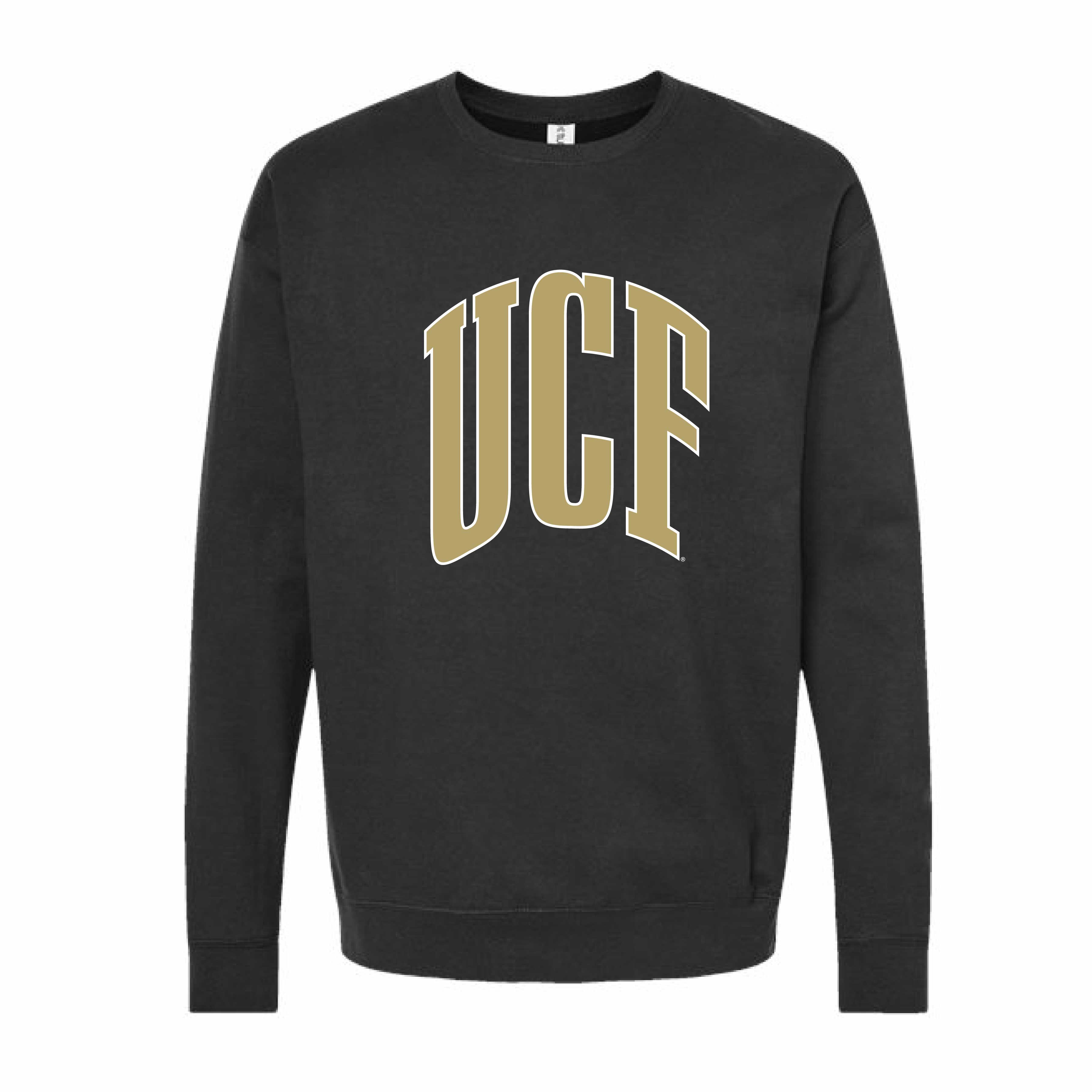 The Big UCF Arch | Black Sweatshirt – Scarlet & Gold