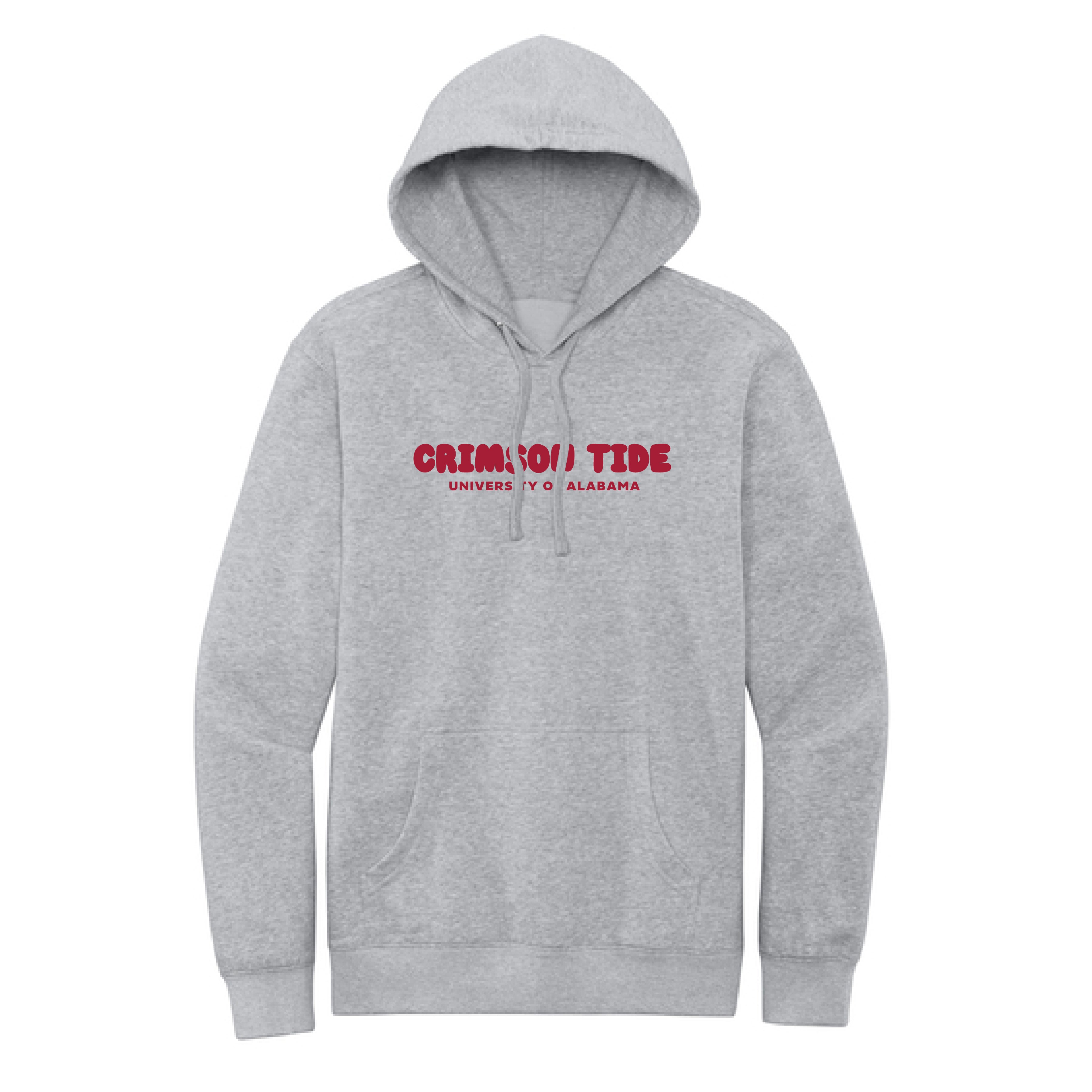 The Crimson Tide Puff | Light Grey Heather Fleece – Scarlet & Gold