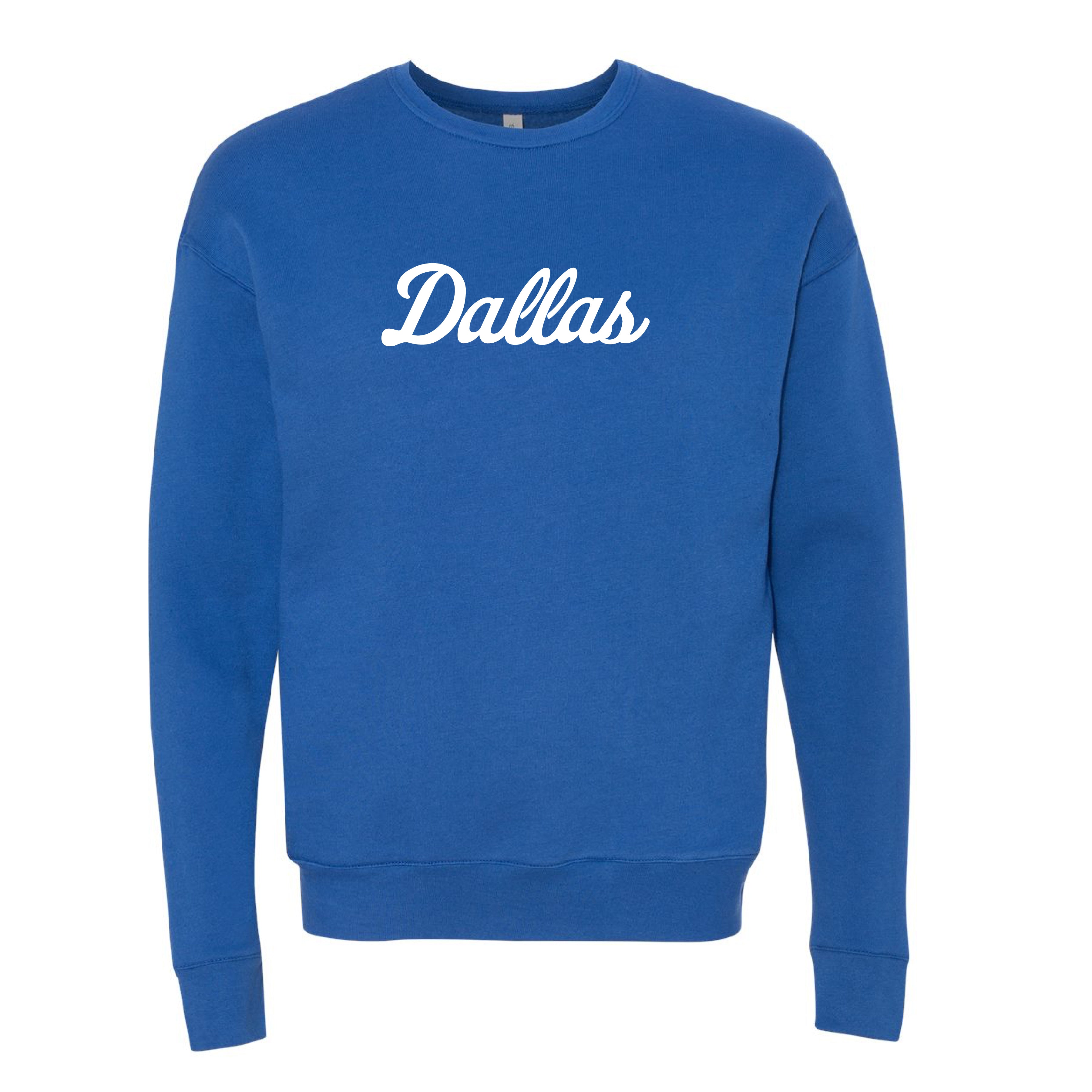 The Dallas Logo | True Royal Sweatshirt – Scarlet & Gold