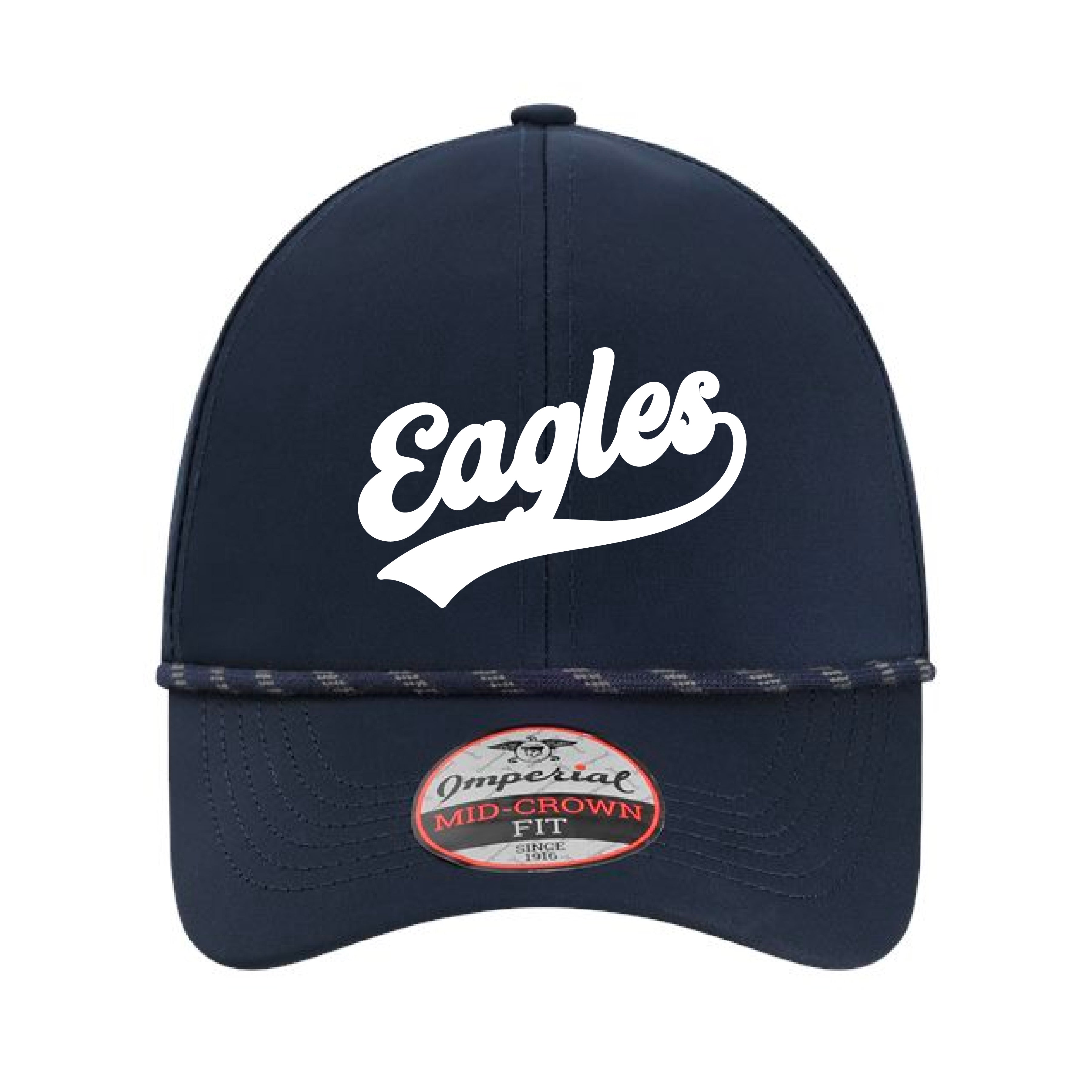 The Eagles Script 3D Puff | Embroidered True Navy Performance Cap ...