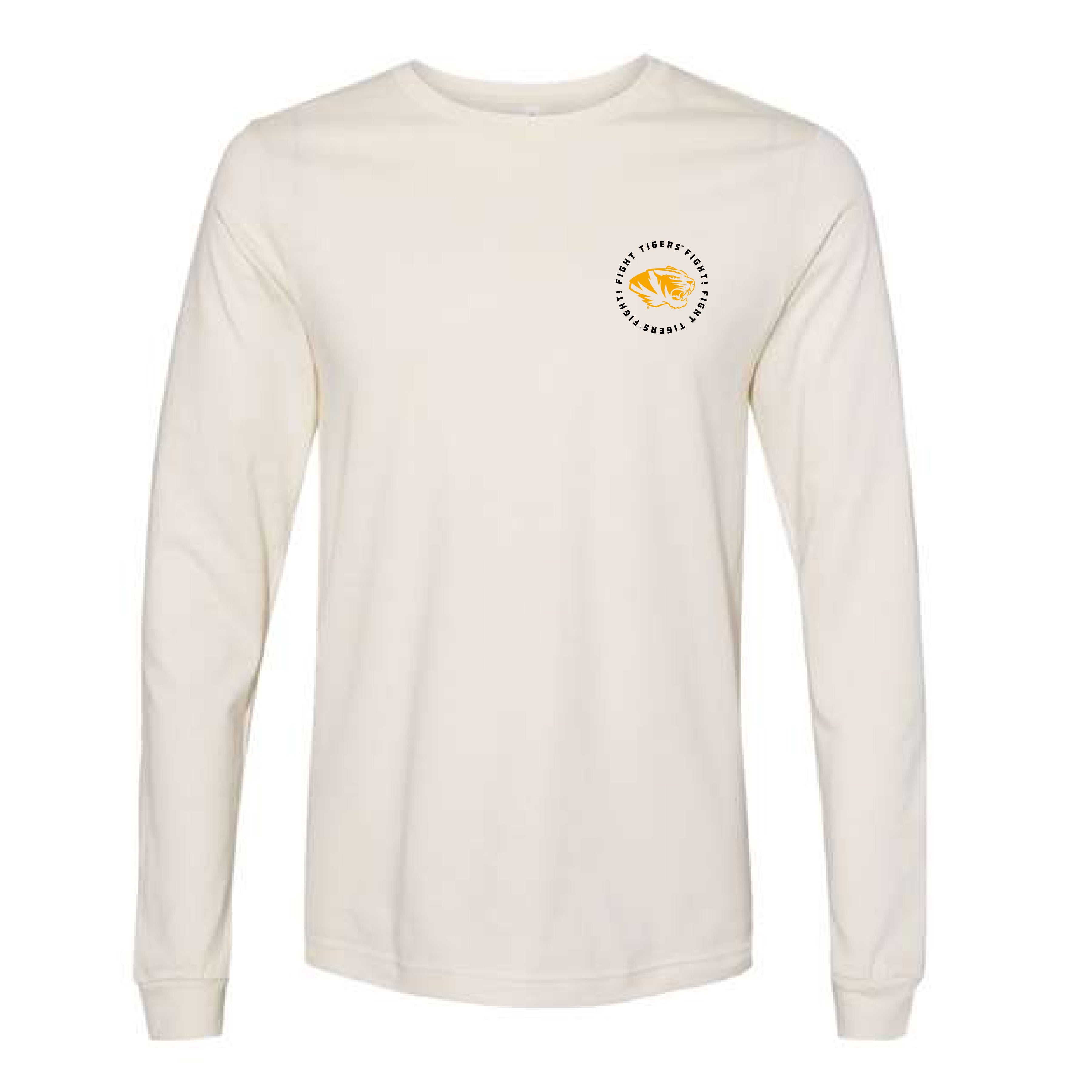 The Fight Tigers Fight Spirit Circle | Ivory Long Sleeve – Scarlet & Gold