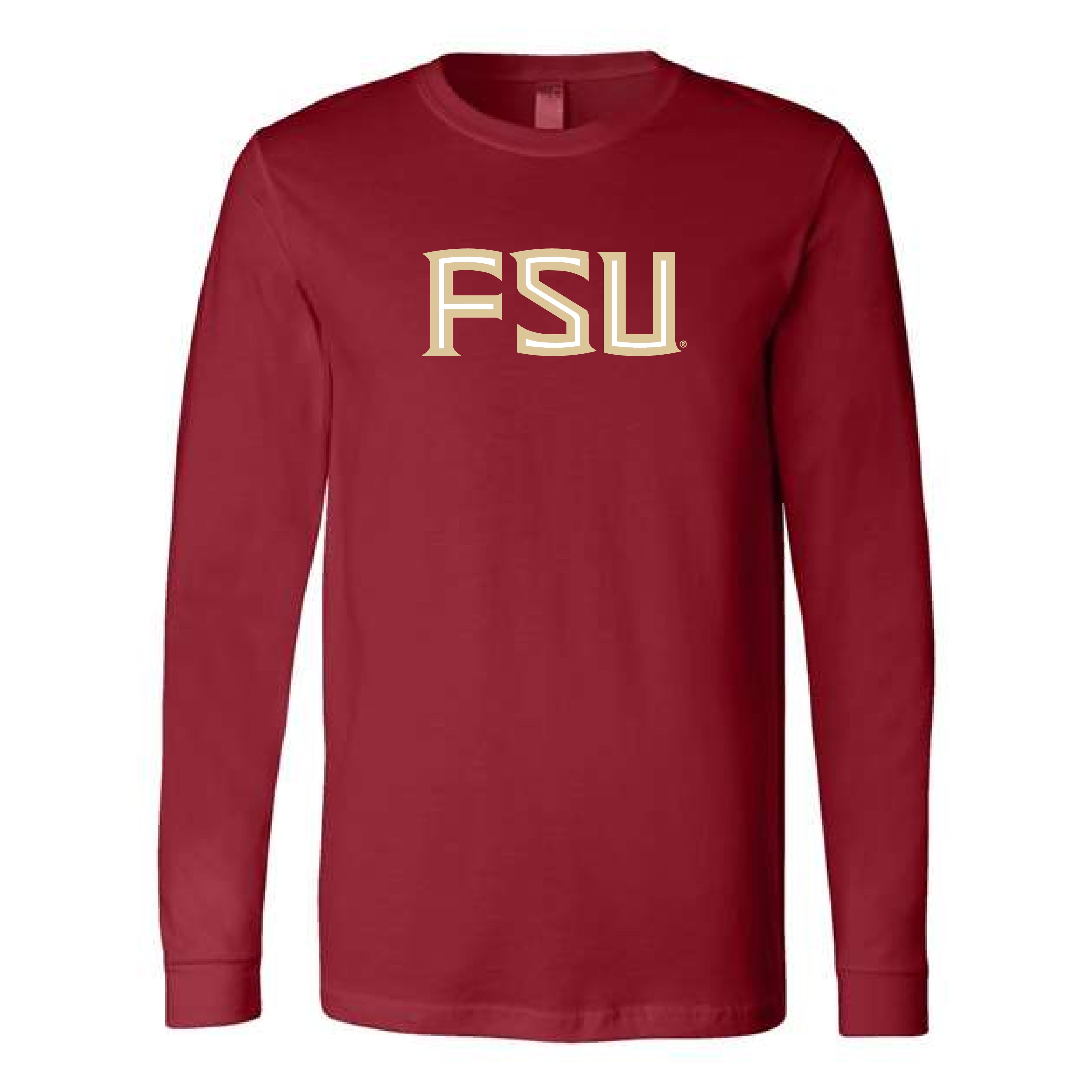 The FSU Block | Cardinal Long Sleeve – Scarlet & Gold