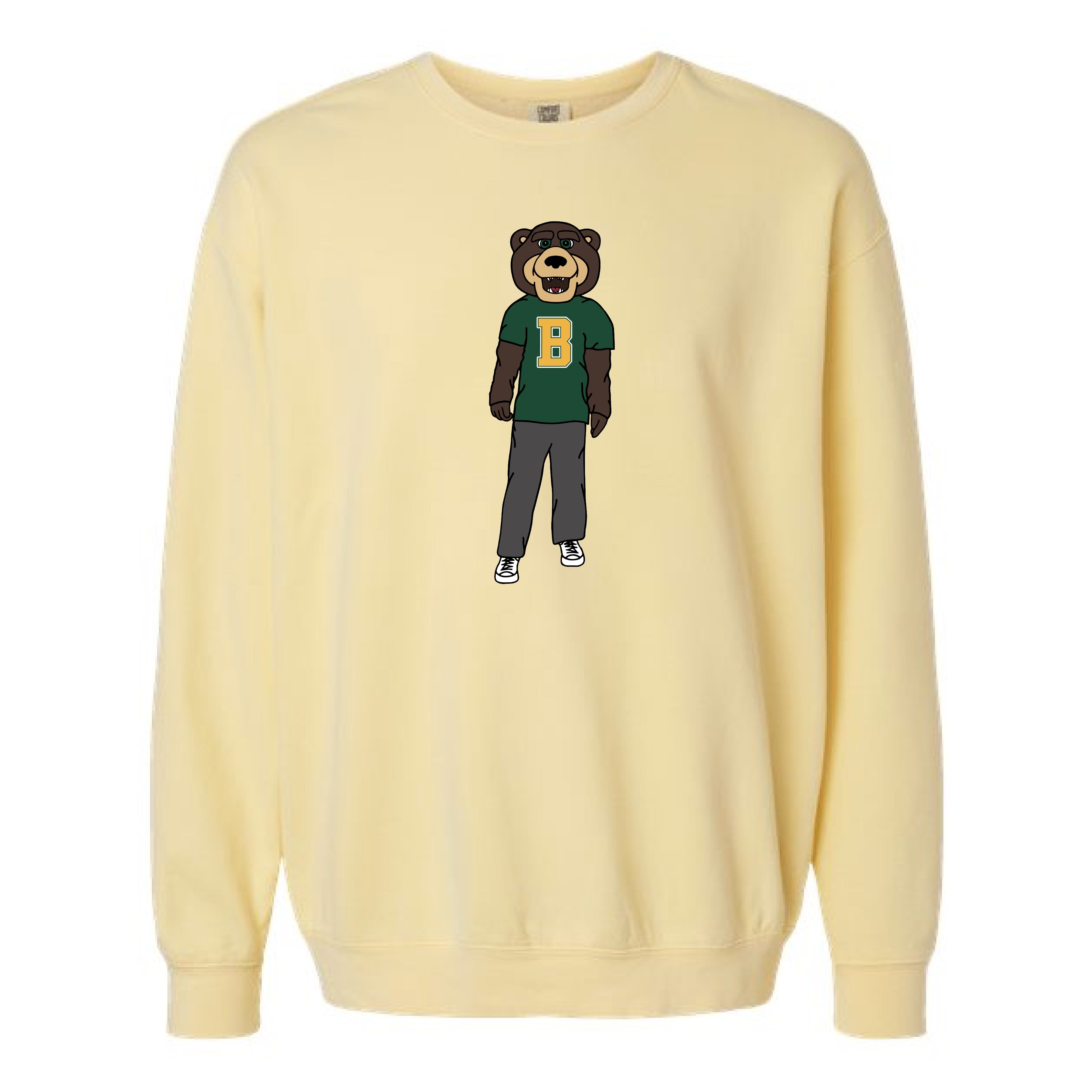 The Full Body Bruiser | Butter Sweatshirt – Scarlet & Gold