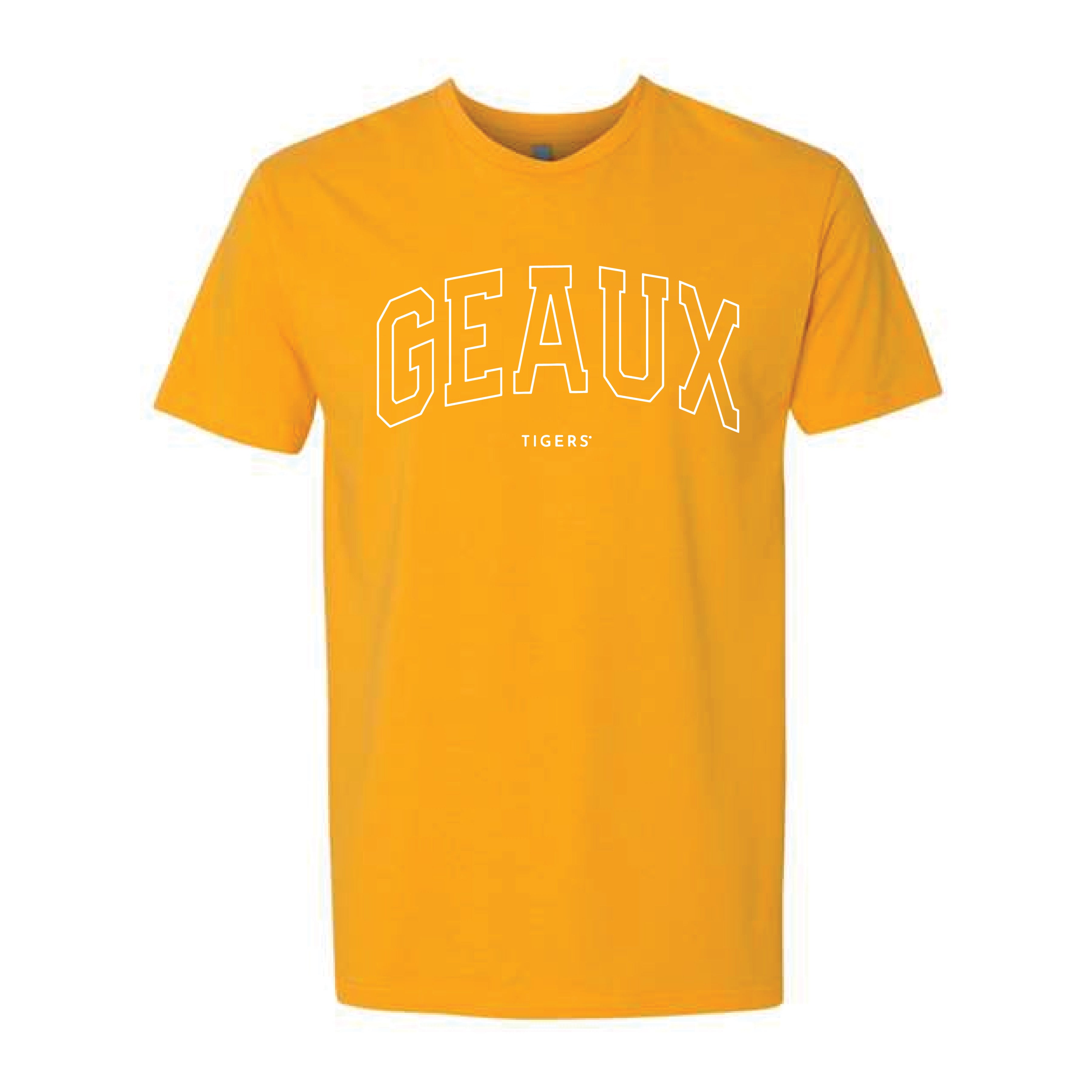 The Geaux Arch Outline | Gold Tee – Scarlet & Gold