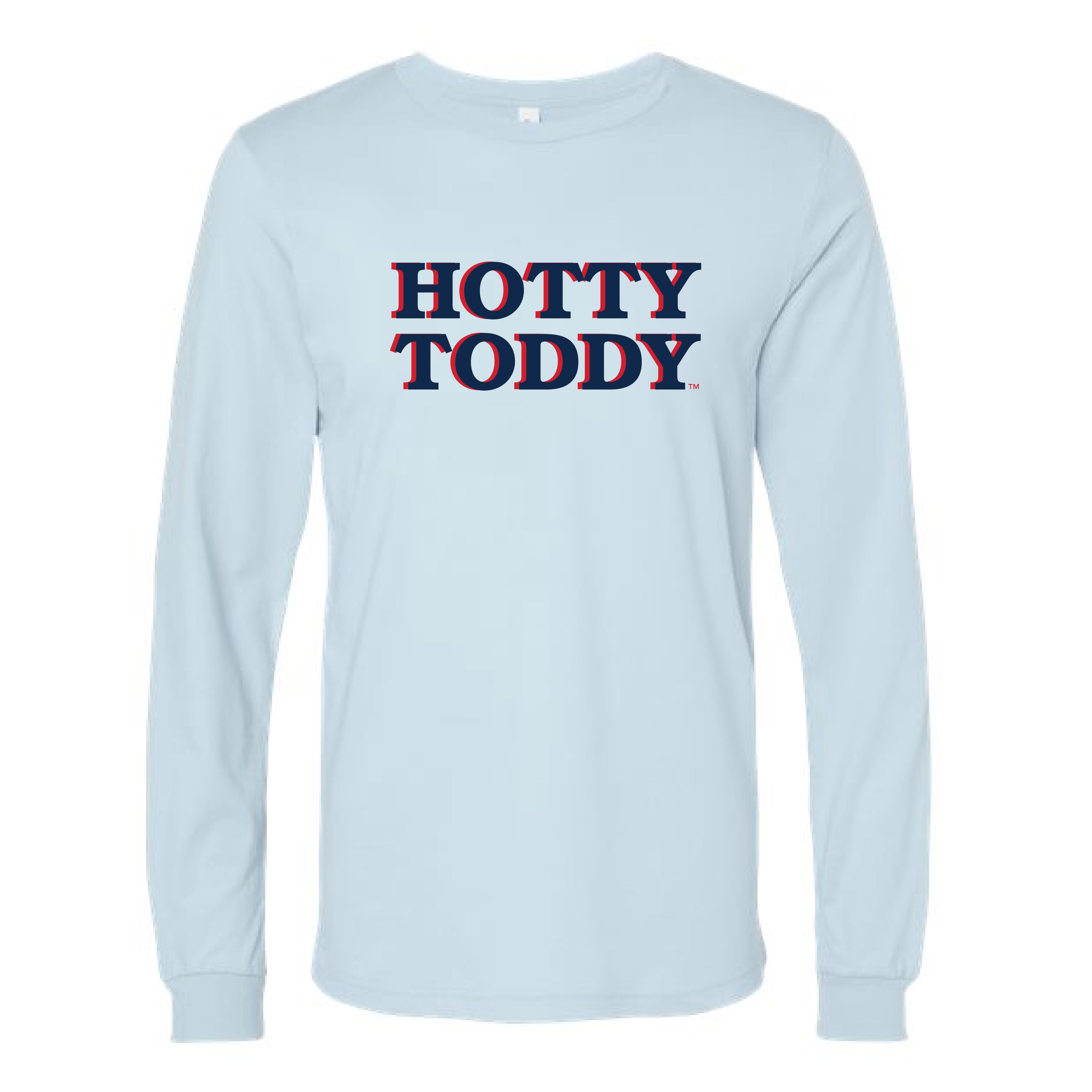 The Hotty Toddy Block | Baby Blue Long Sleeve – Scarlet & Gold