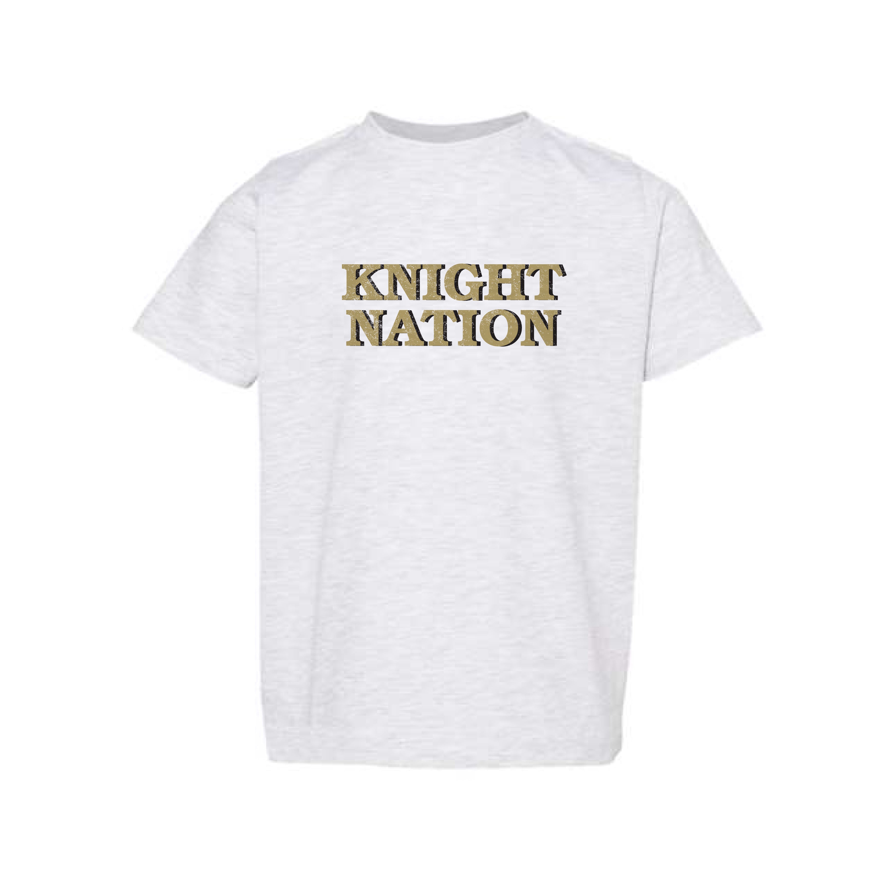 The Knight Nation Block | Toddler Ash Tee – Scarlet & Gold