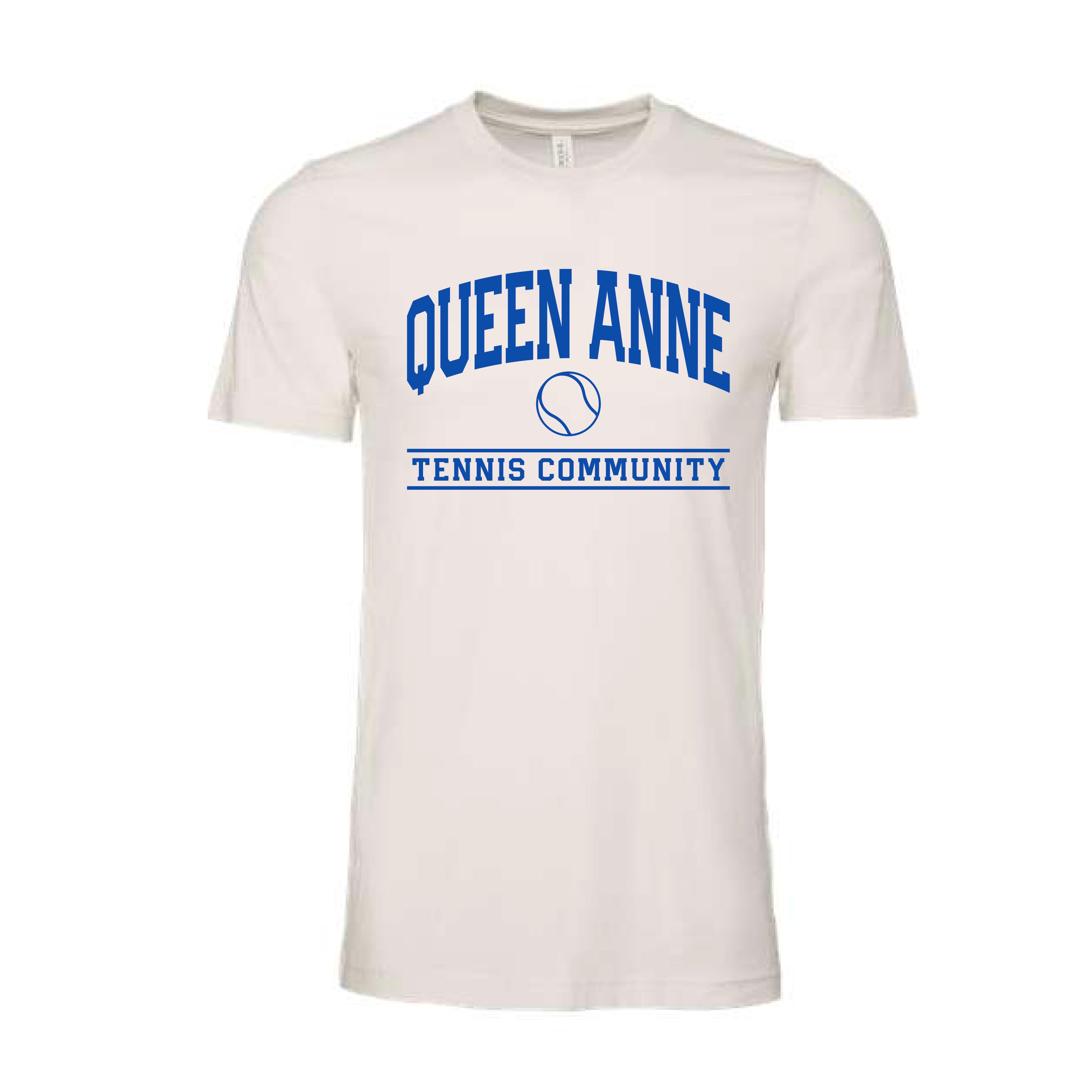 The Queen Anne Arch | Vintage White Tee – Scarlet & Gold