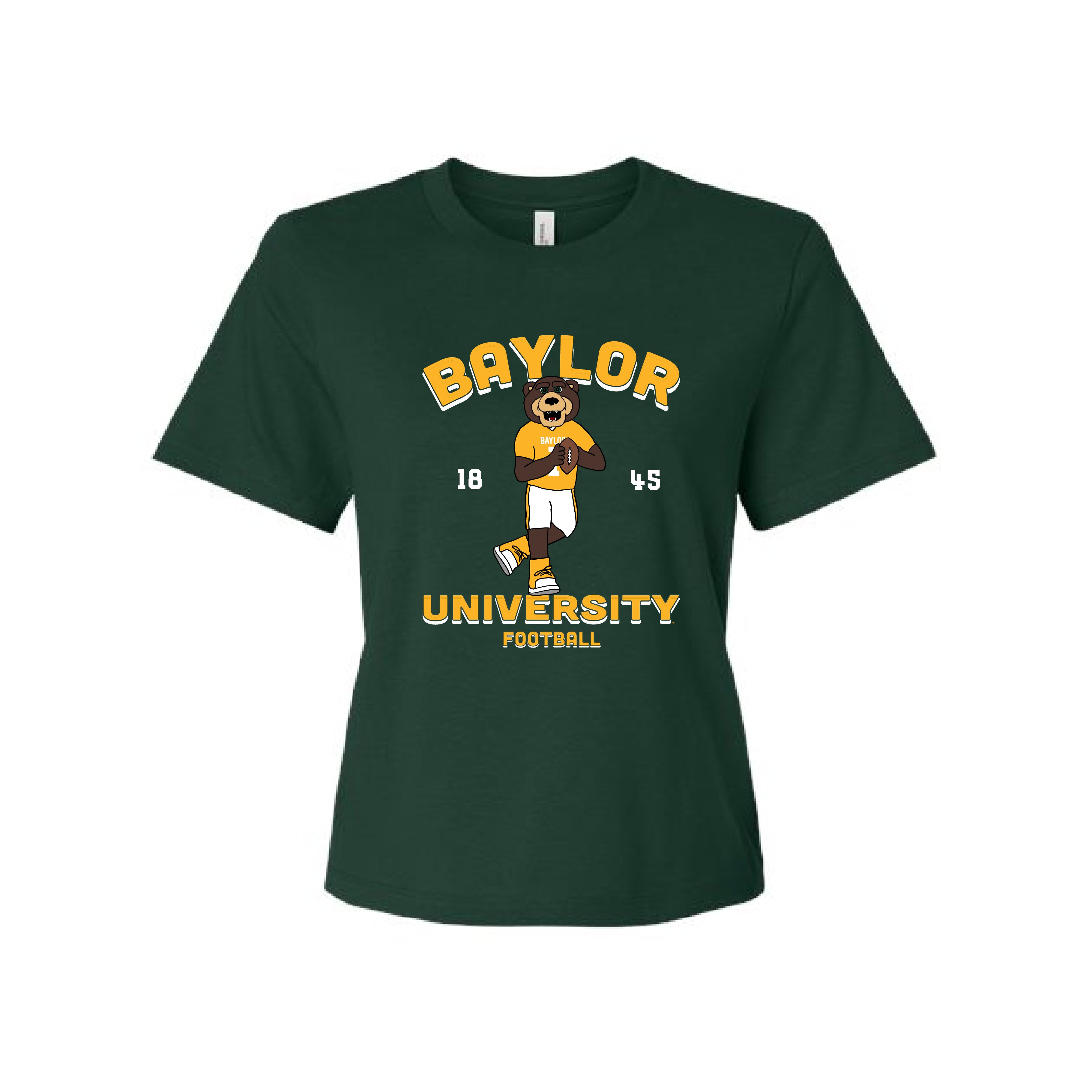 The Quarterback Bruiser | Forest Tee – Scarlet & Gold