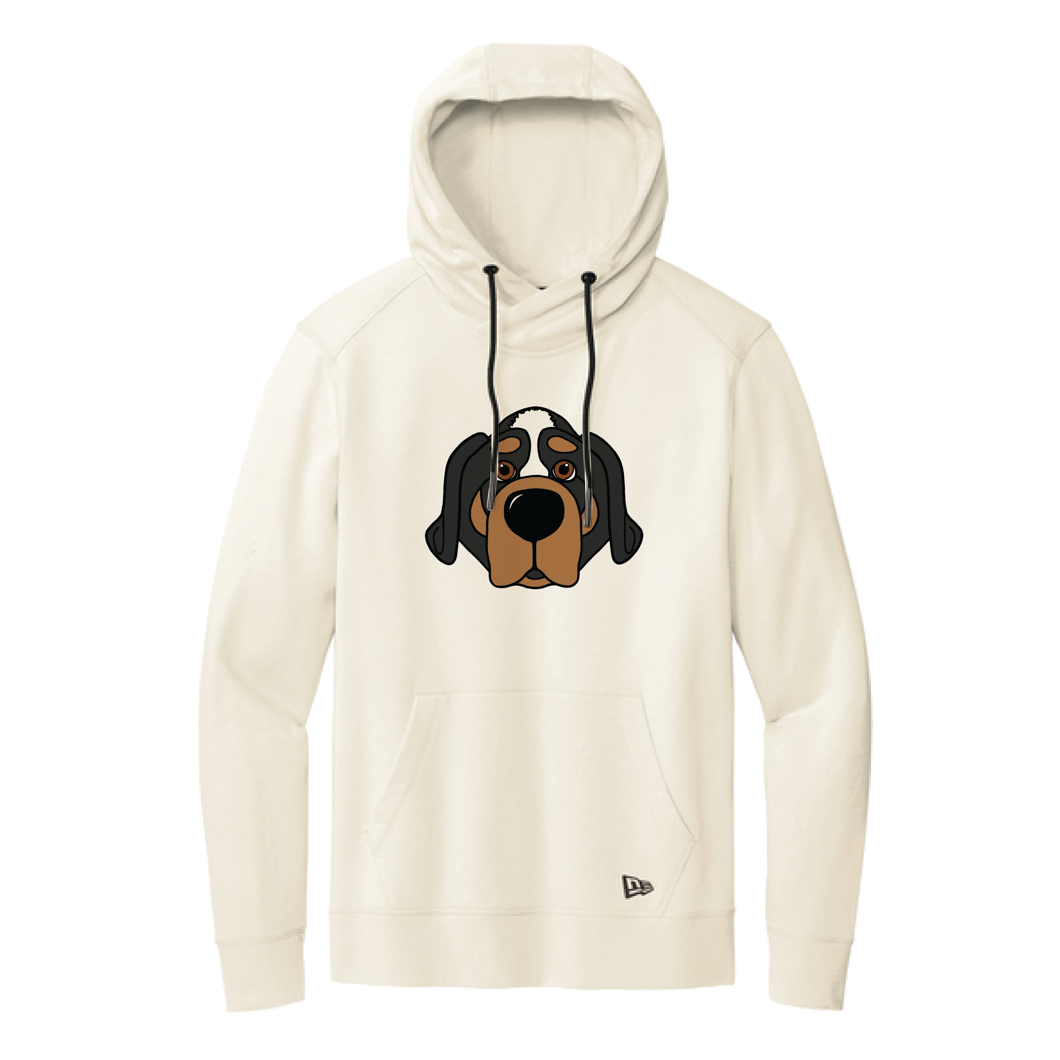 The Smokey Head | Soft Beige Hoodie – Scarlet & Gold