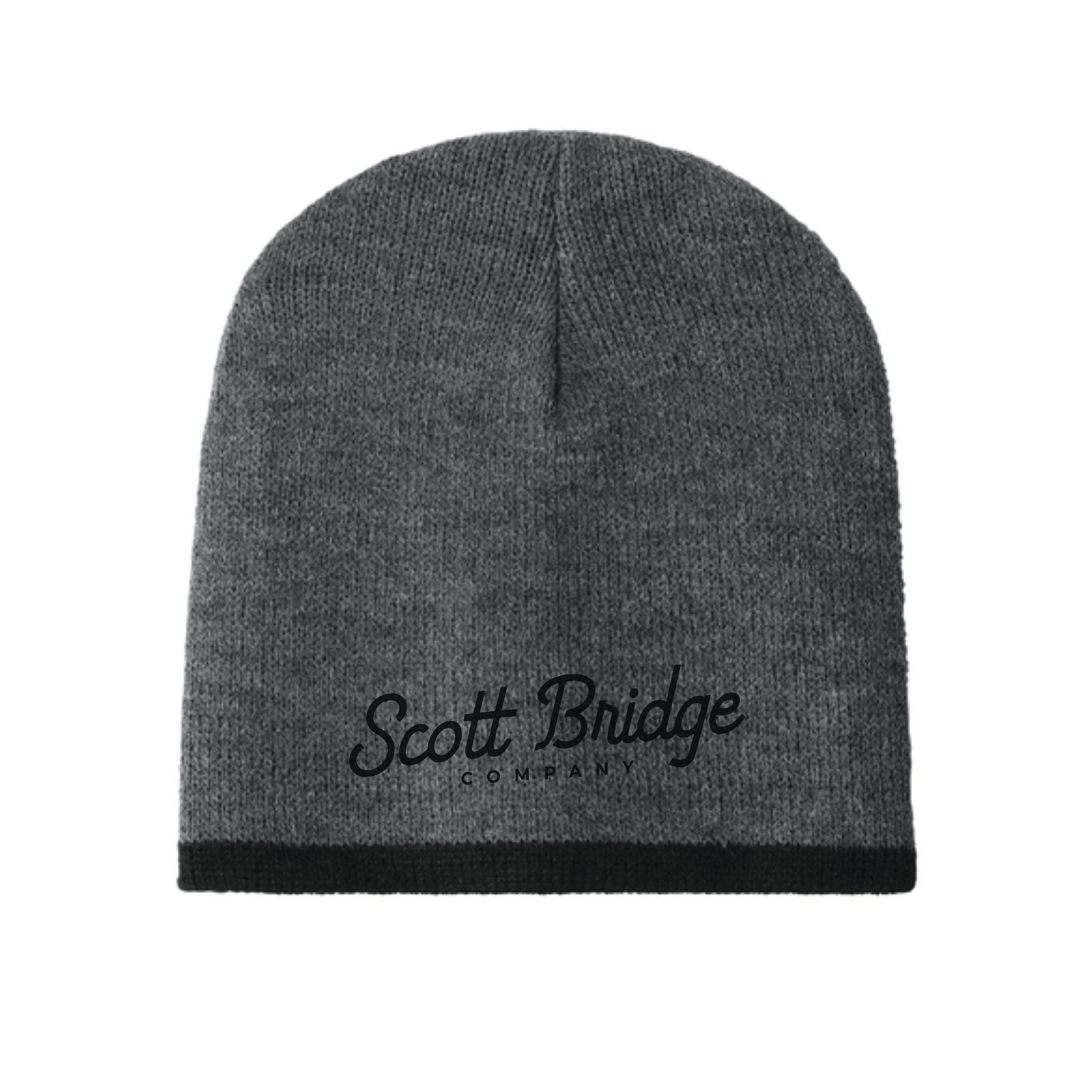 The Scott Bridge | Embroidered Athletic Oxford/ Black Knit Cap ...