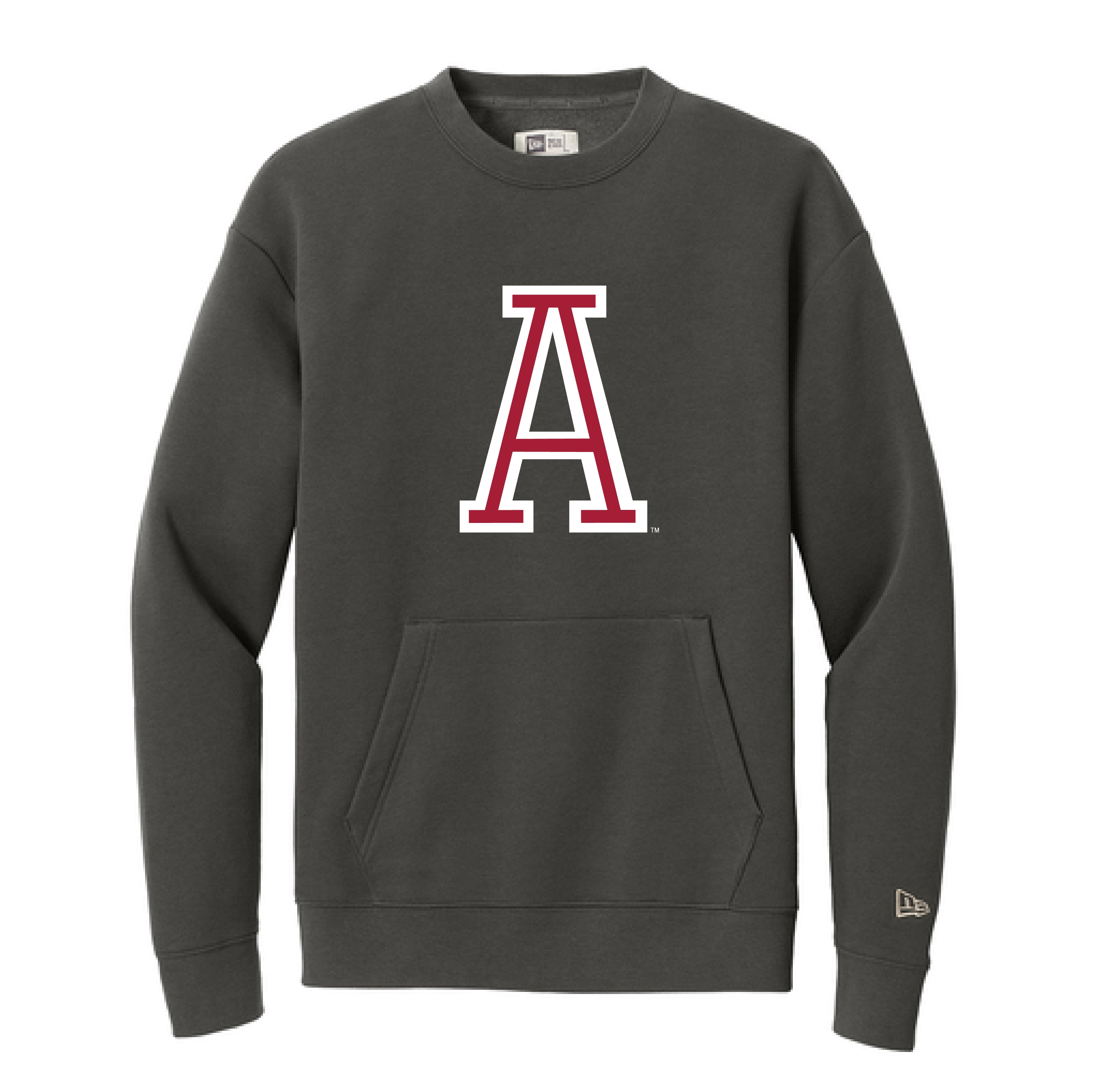 The Throwback Alabama A | Graphite Pocket Crew – Scarlet & Gold