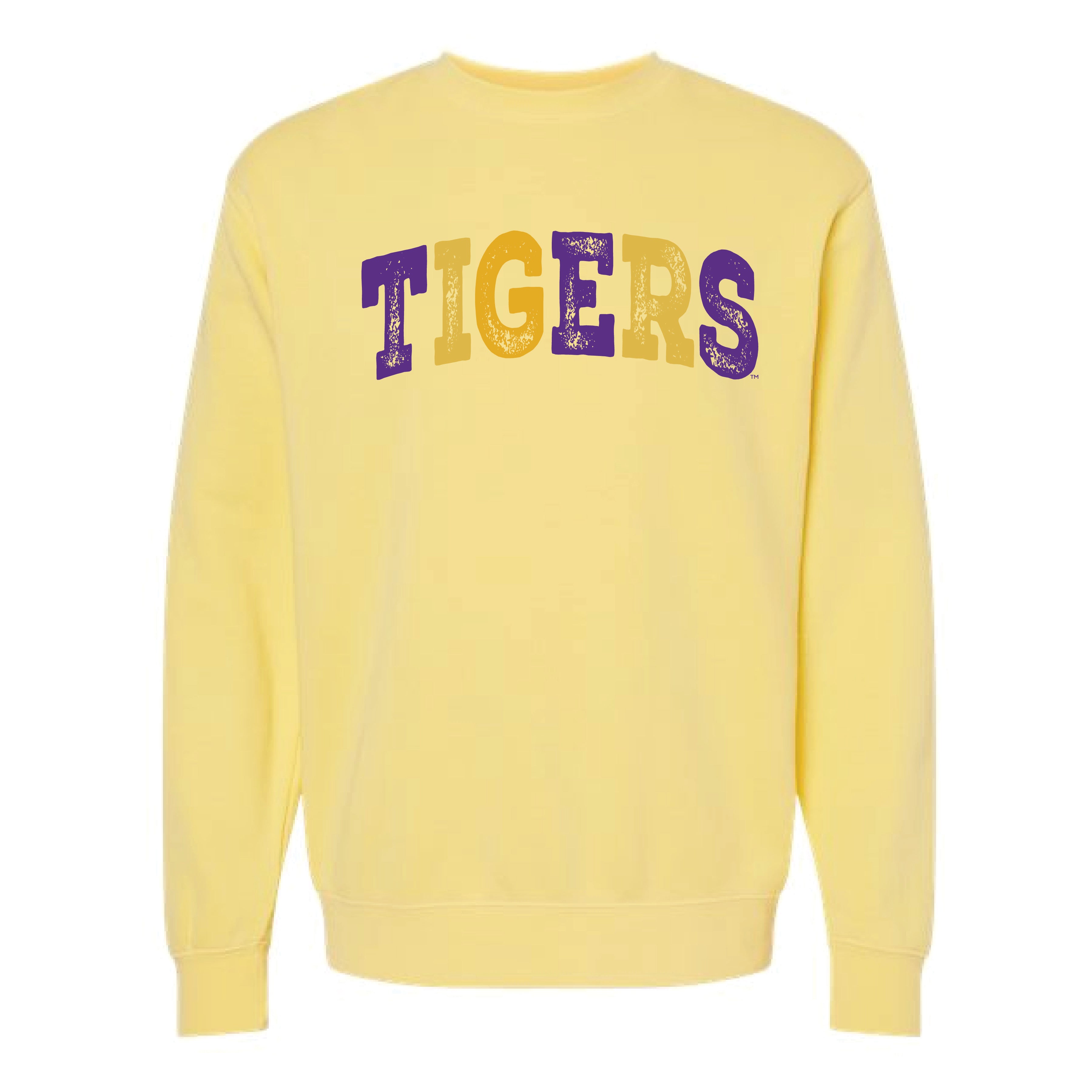 The Tigers Arch Multi | Pigment Yellow Sweatshirt – Scarlet & Gold