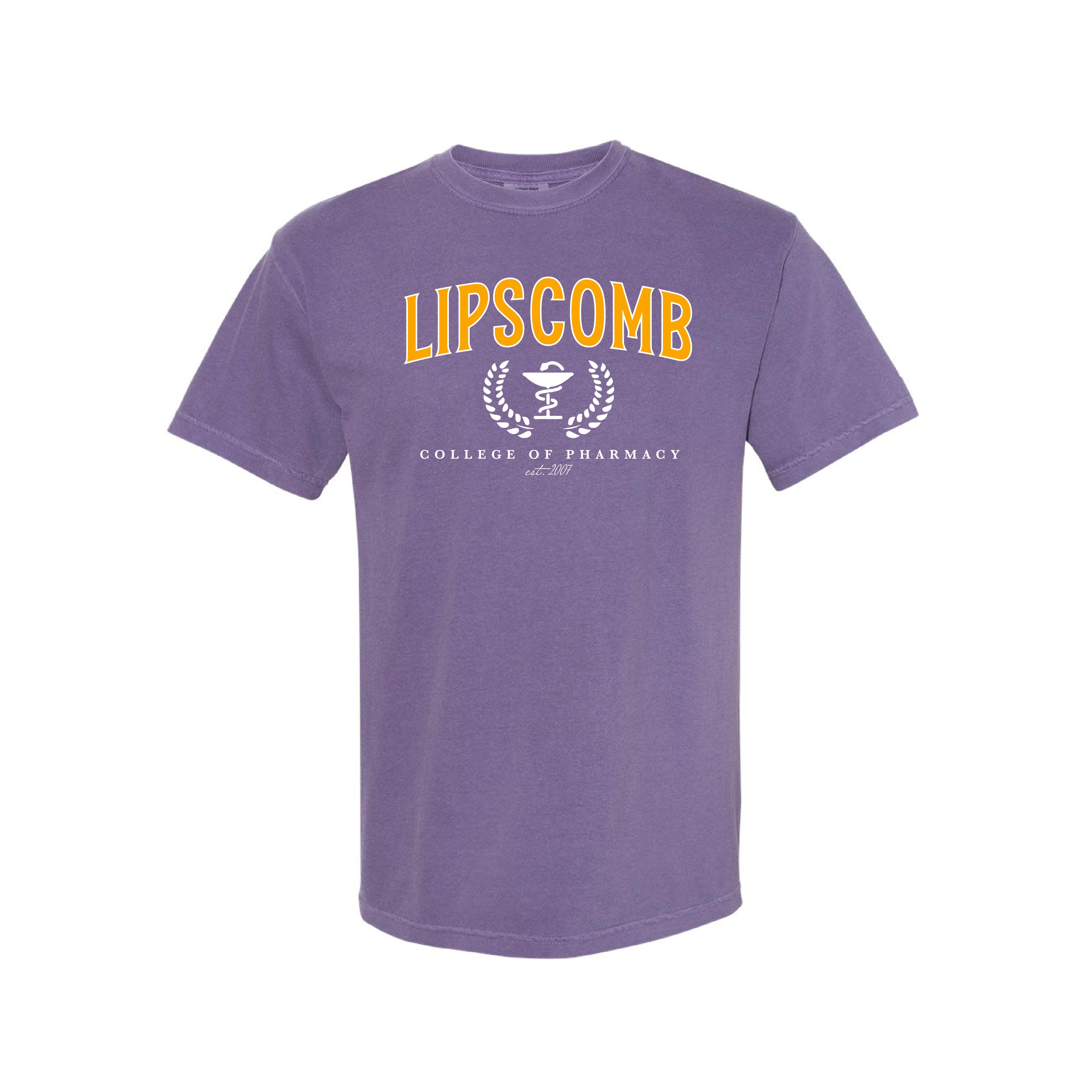 The Vintage Lipscomb | Grape Tee – Scarlet & Gold