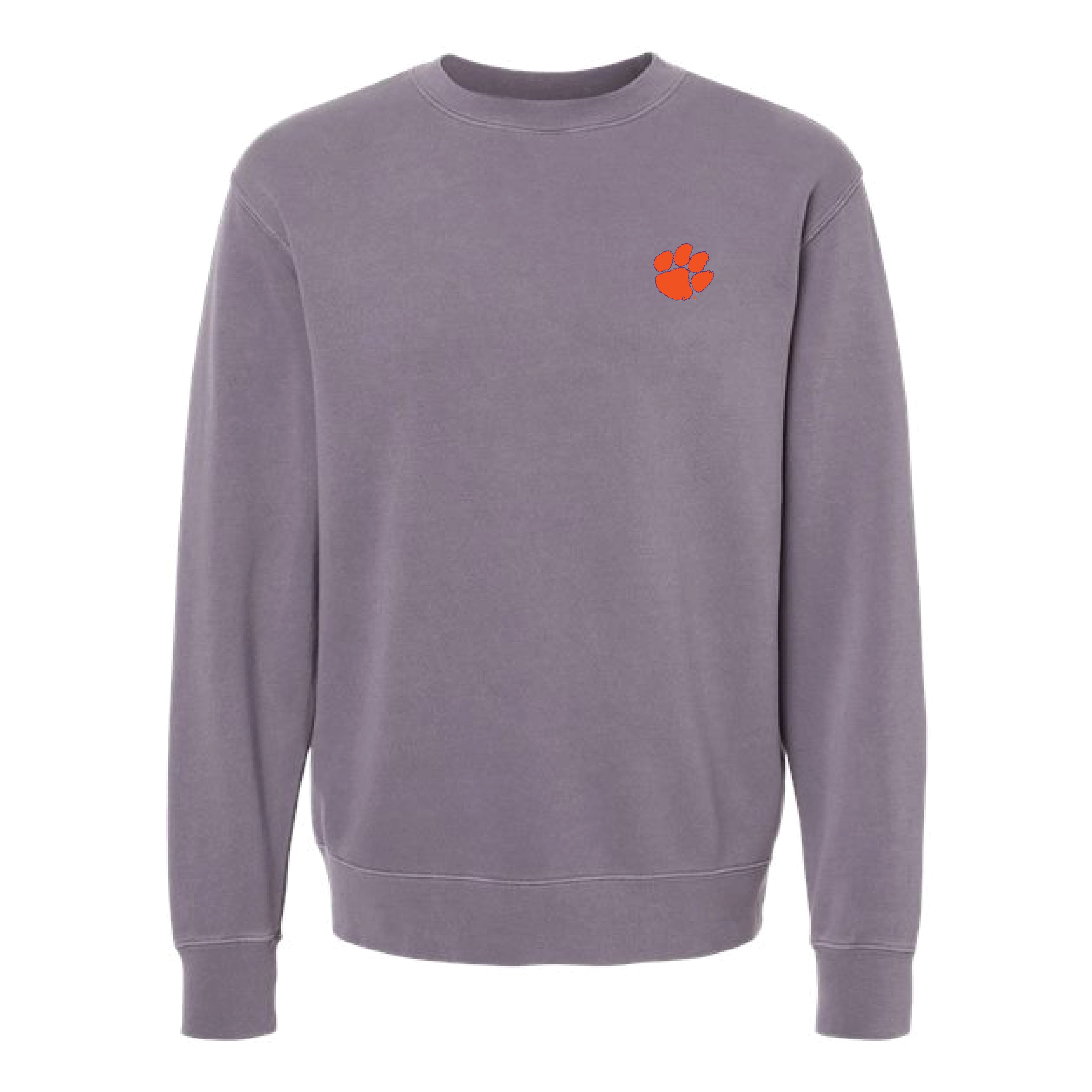 The Vintage Clemson Tigers Football | Pigment Plum Sweatshirt – Scarlet ...