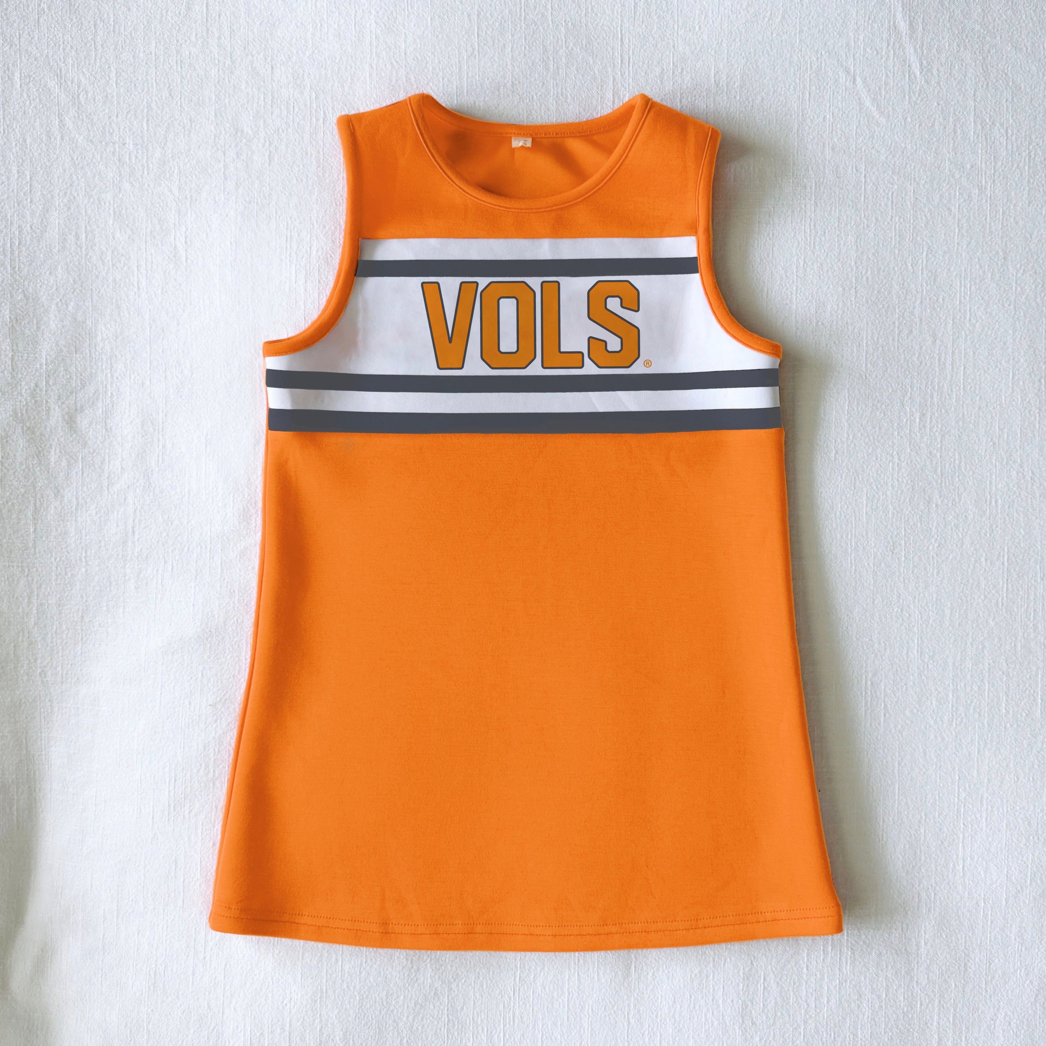 The University of Tennessee | Bright Orange Striped Cheer Dress ...